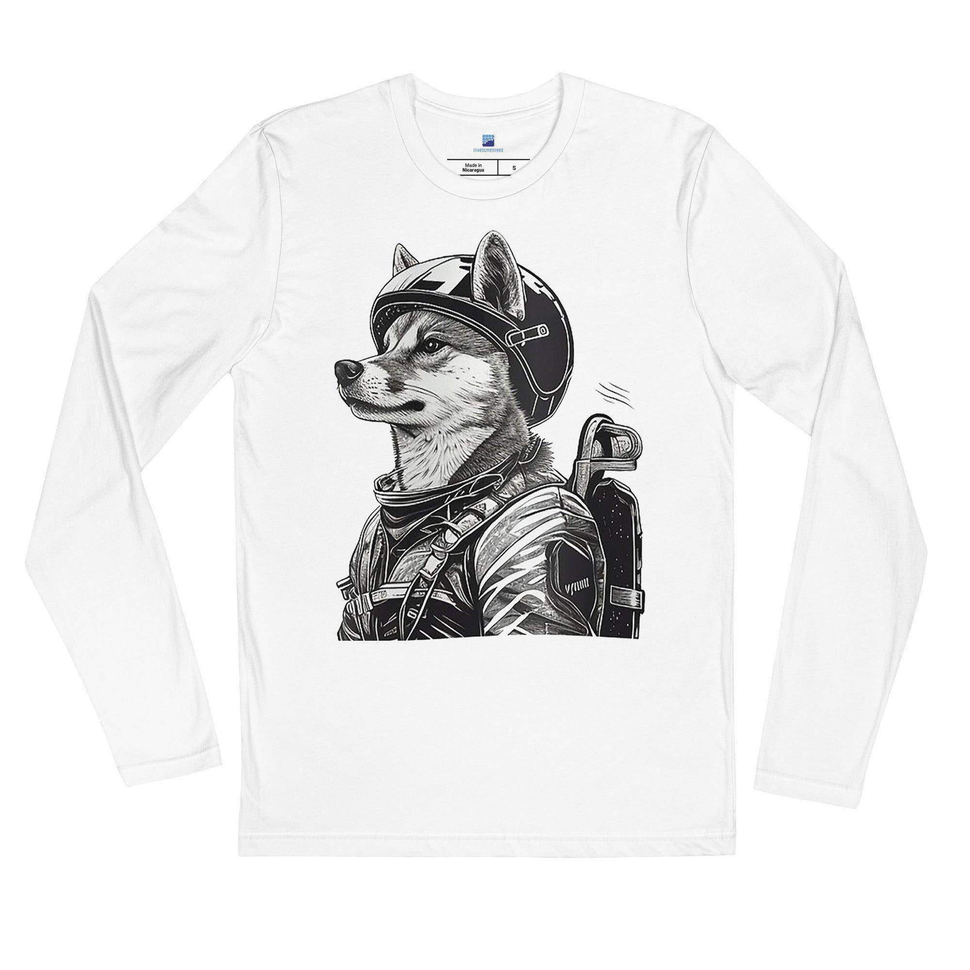Shiba Inu Military Dog Long Sleeve T-Shirt